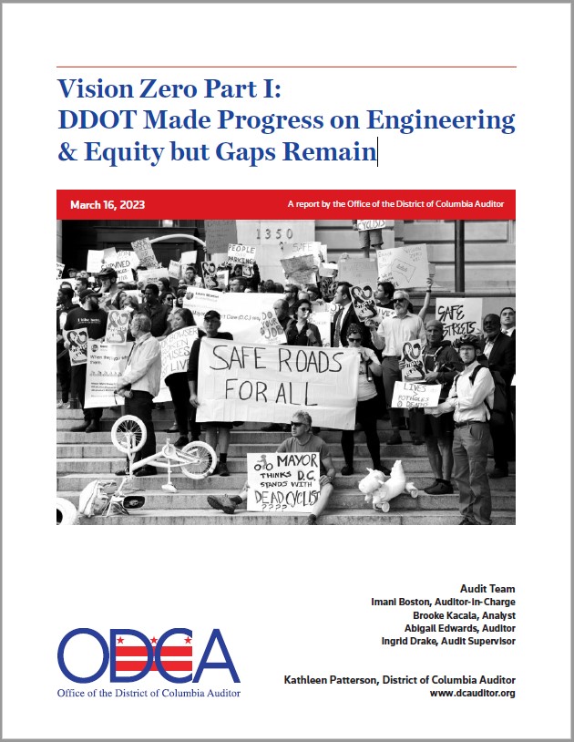 Vision Zero Part I: DDOT Made Progress on Engineering & Equity but Gaps ...