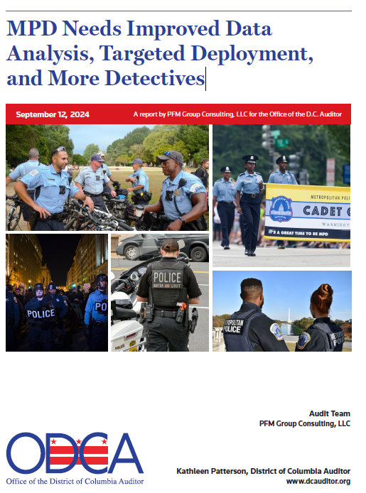 MPD Needs Improved Data Analysis, Targeted Deployment, and More ...